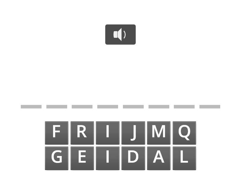 Garfield - Spell the word