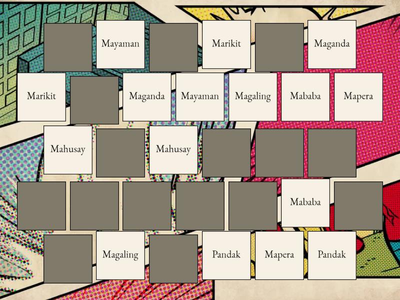 Mga Magkasingkahulugan - Matching pairs