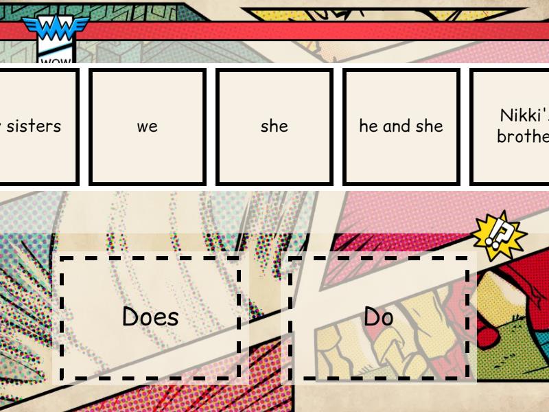 606 do does activity - Clasificación rápida