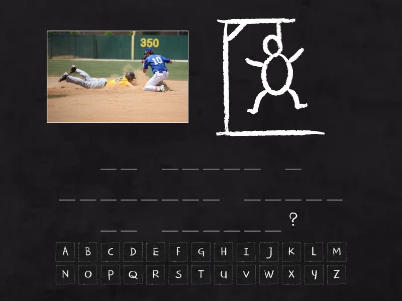 Incredible english 3 unit 7 Sport - Hangman