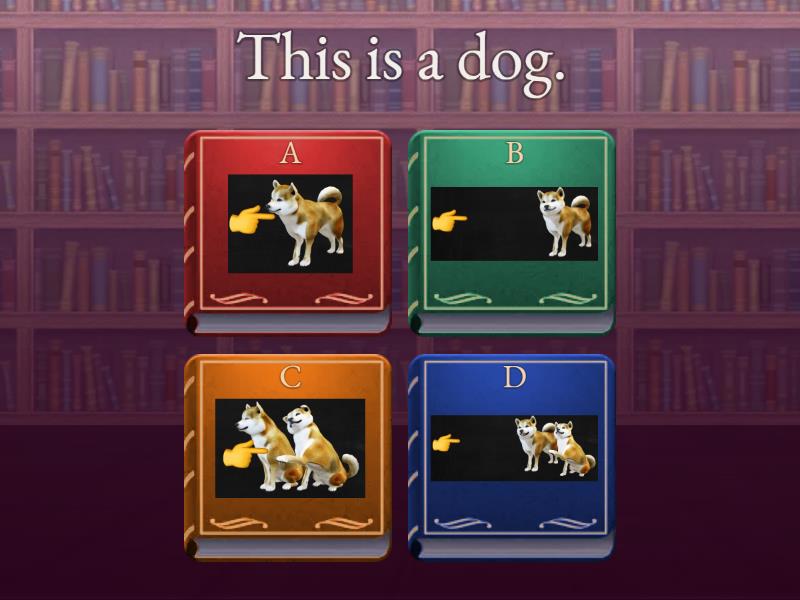 Demonstrative Pronouns: this/that/these/those game - Quiz