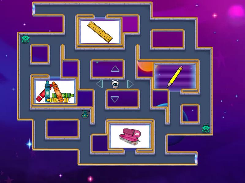 Classroom objects maze - Maze chase