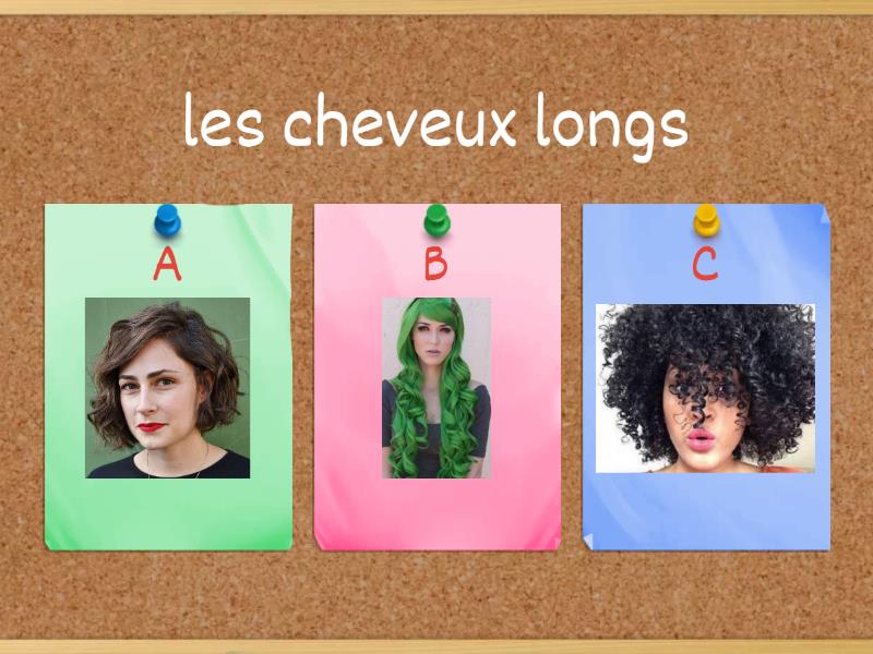 : Décrire le visage - Quiz