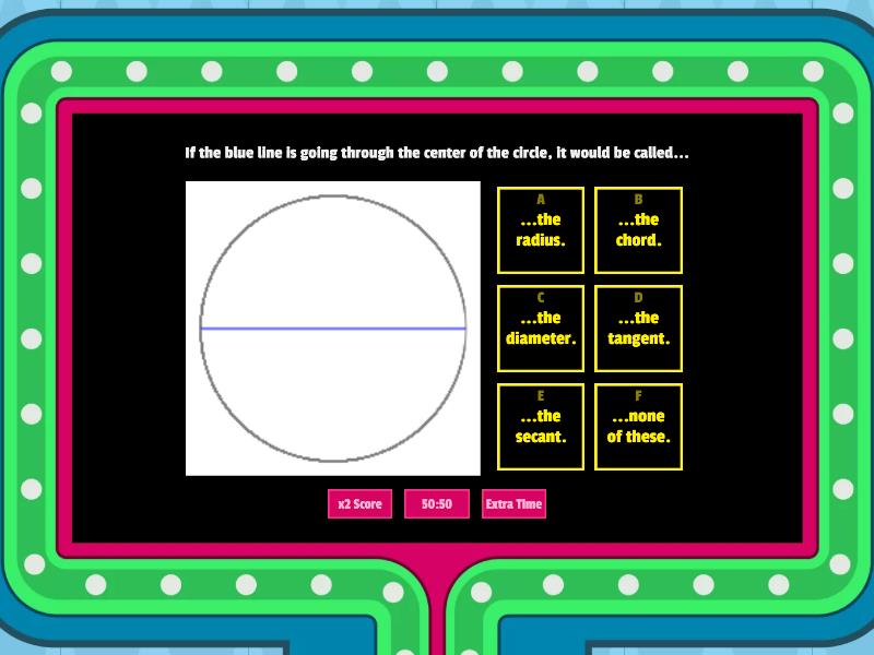 Geometry Chapter 7 Vocabulary - Gameshow quiz
