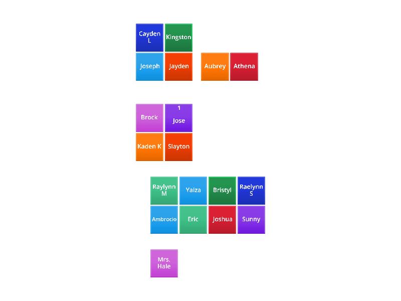 Homeroom - Seating plan