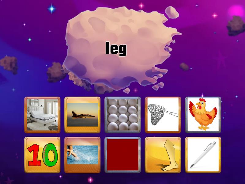 short vowel e - Find the match