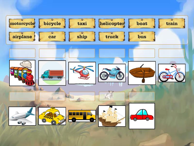 Transportation - Match up