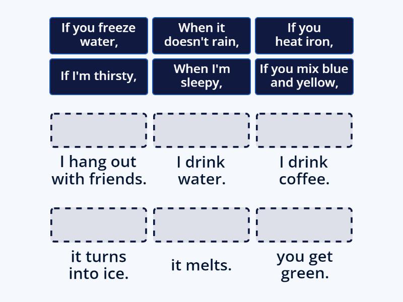 JE6 - Zero conditional - Match up
