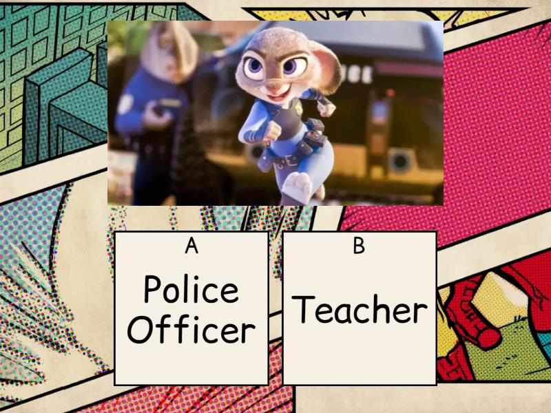 Zootopia: Professions - Quiz