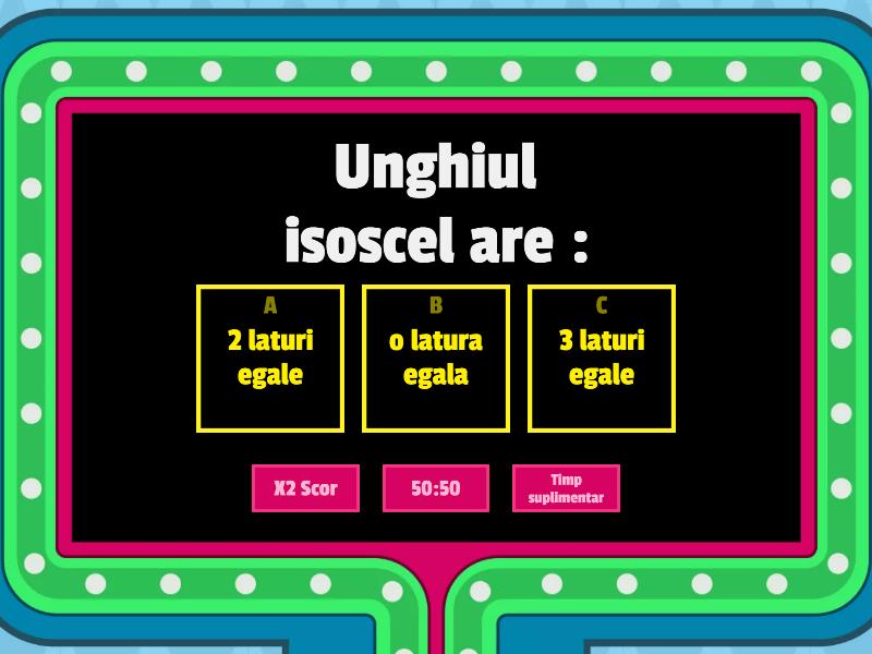 Geometrie triunghiul - Gameshow quiz Geometrie triunghiul - Gameshow quiz