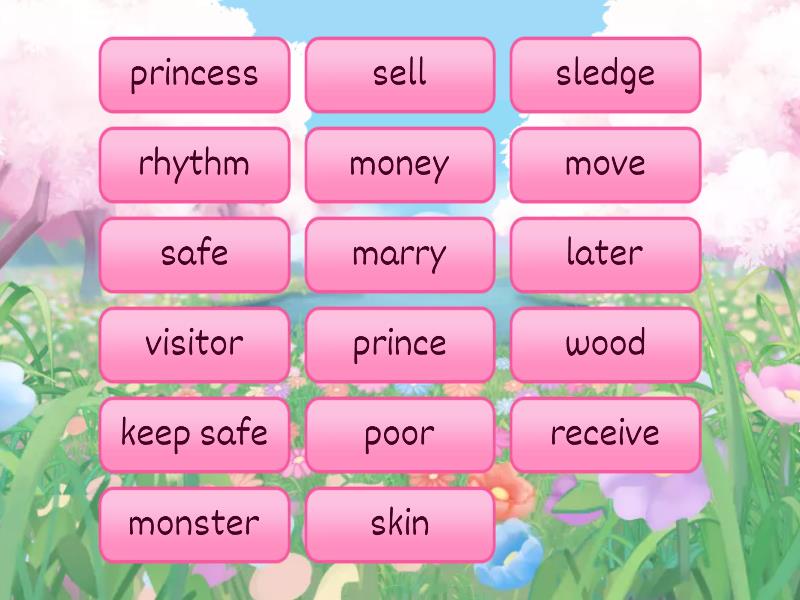 JUNIOR EXPLORER 5 UNIT 6 - VOCABULARY 2 - Flip tiles