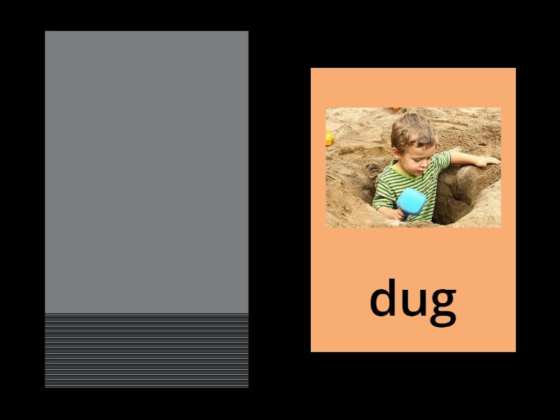 Successive Blending: short u - Speaking cards