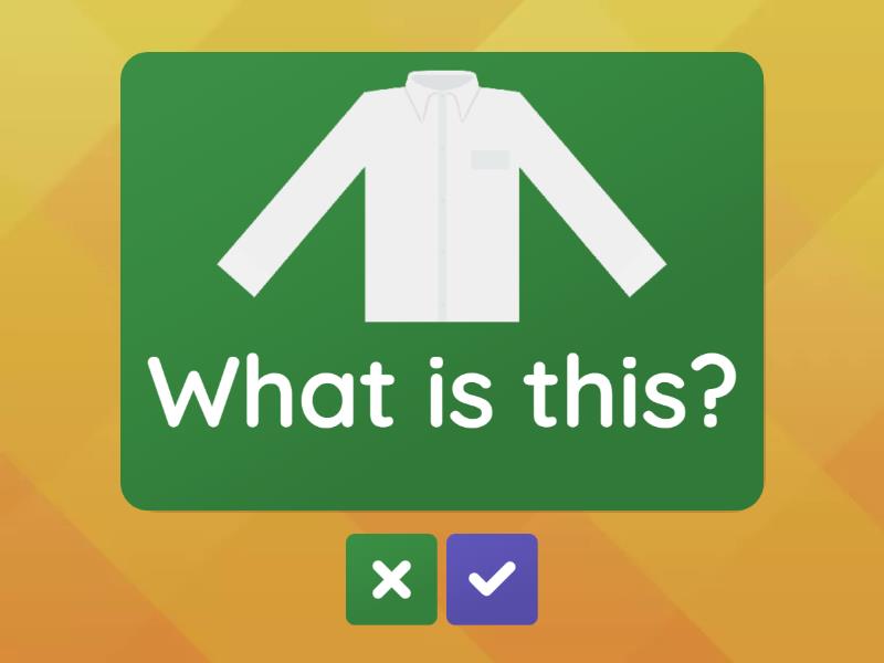 GESE Level 1 Lesson 20 Game 1 - Clothes - Flashcards