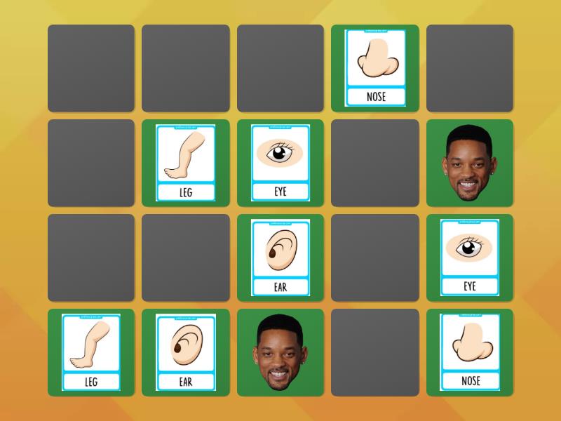 FF1A/ PARTS OF THE BODY - Matching pairs