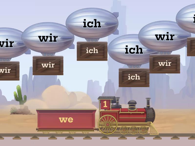 Pronomen - pronouns - balloon drop - Balloon pop