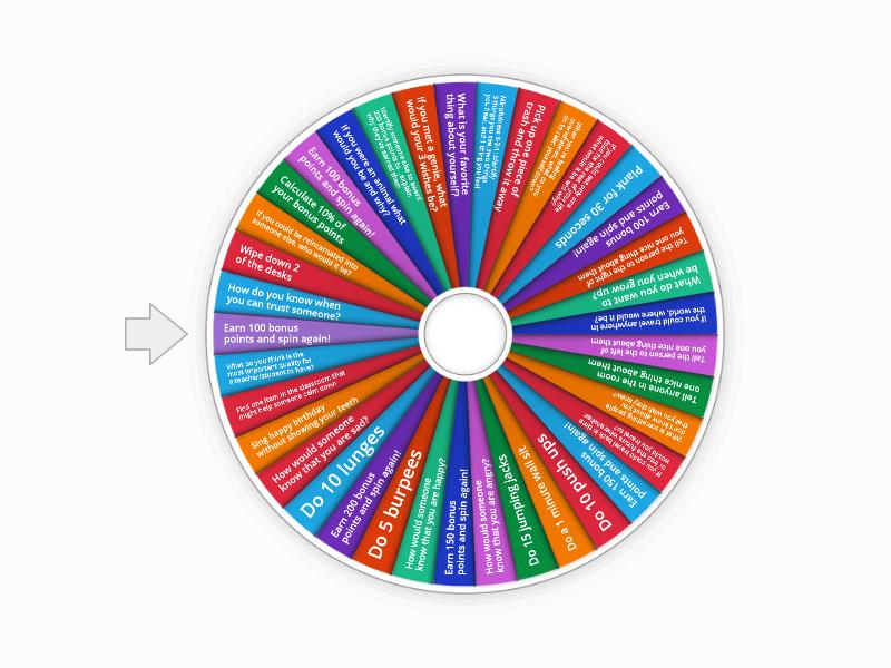 SEL Truth or Dare - Spin the wheel