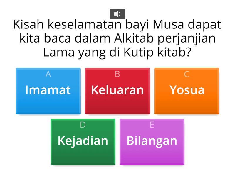 Pemahaman Alkitab Quiz