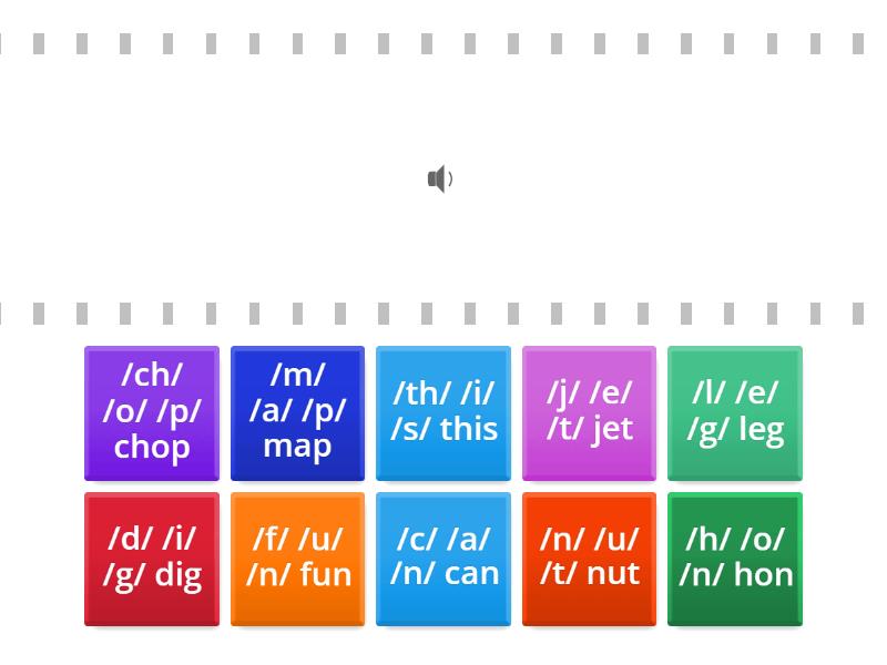 Blending Sound Game - Find the match