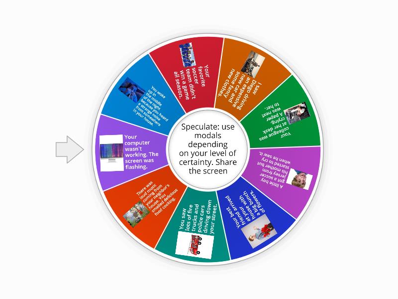 B1.5 U5 Modals of Speculation - Spin the wheel