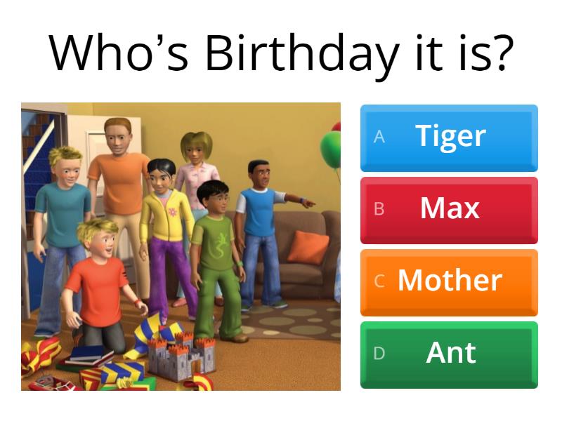 The Birthday Cake!! - Quiz