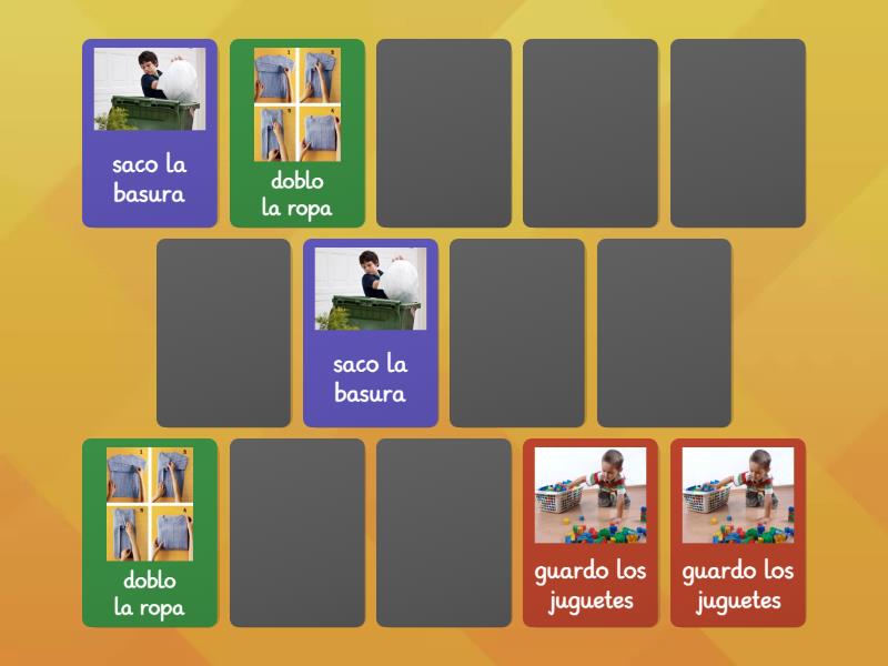 Los Quehaceres - Matching pairs