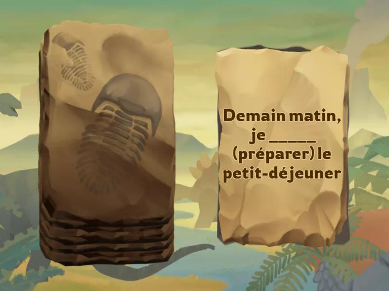 Les cartes (le Futur Proche) - Speaking cards