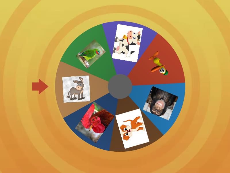 LA RUEDA DE LOS SONIDOS DE LOS ANIMALES - Random wheel