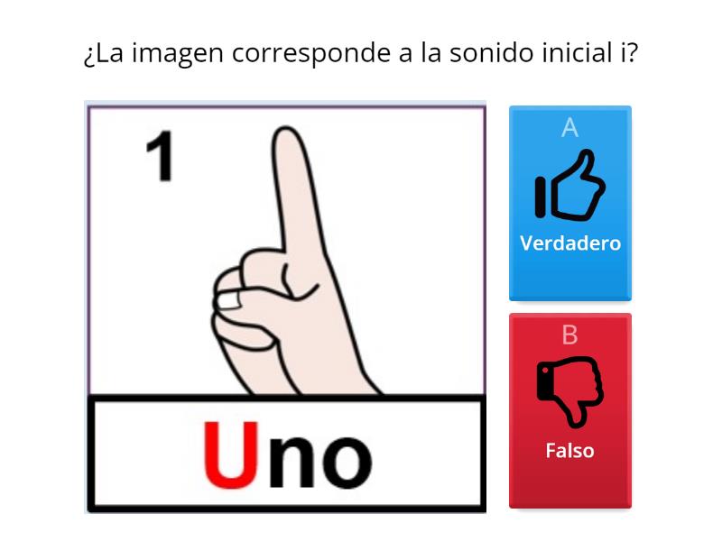 Corresponde al sonido inicial ... - Quiz