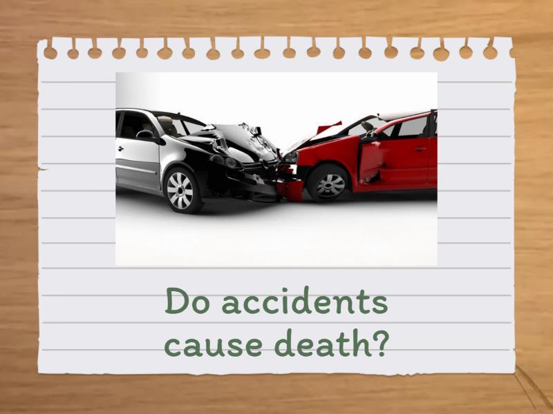 Accidents - Flash cards