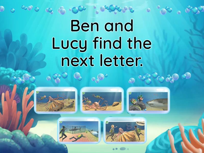 Meet the explorers The trap - Find the match