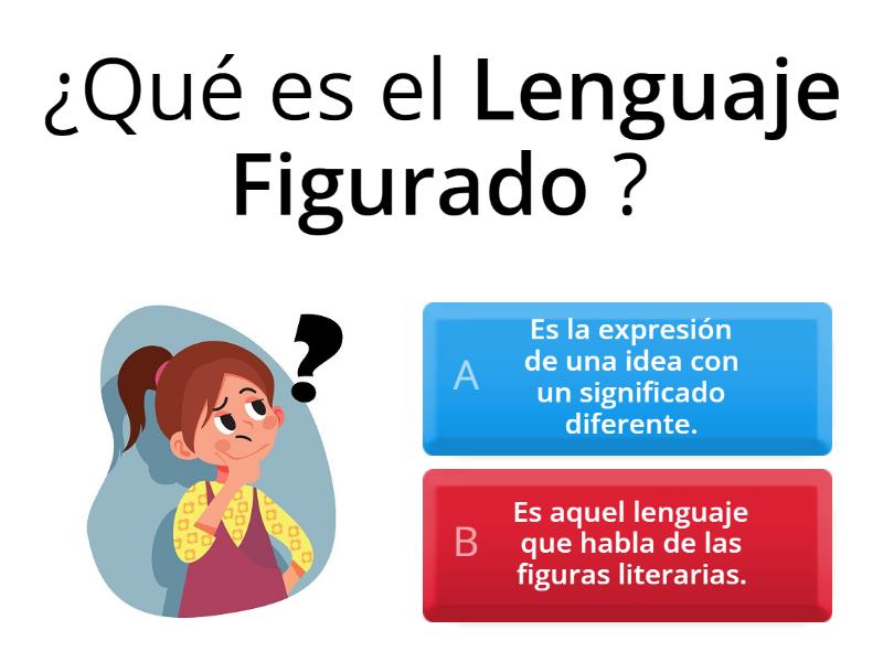 Lenguaje figurado y Figuras retóricas - Quiz