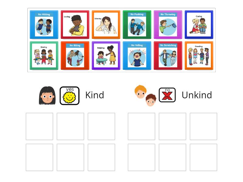 Kind & Unkind - Group sort