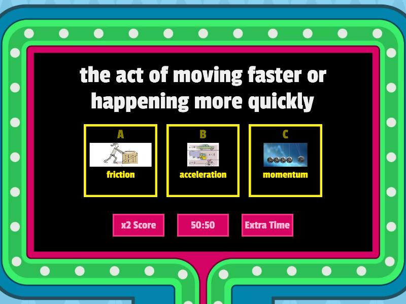 M2-W2 VOCABULARY - Gameshow quiz