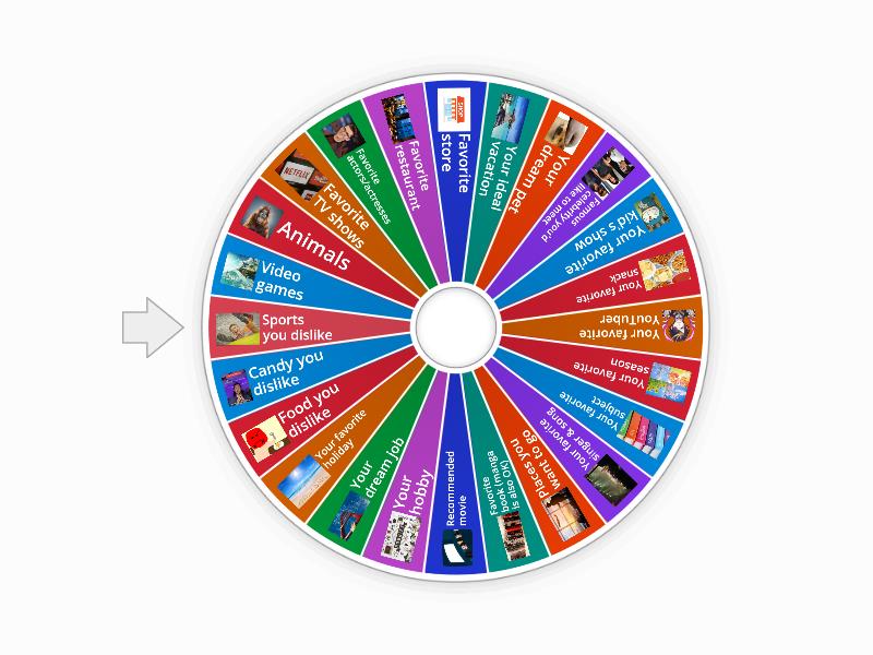 Random Word Roulette - Spin the wheel