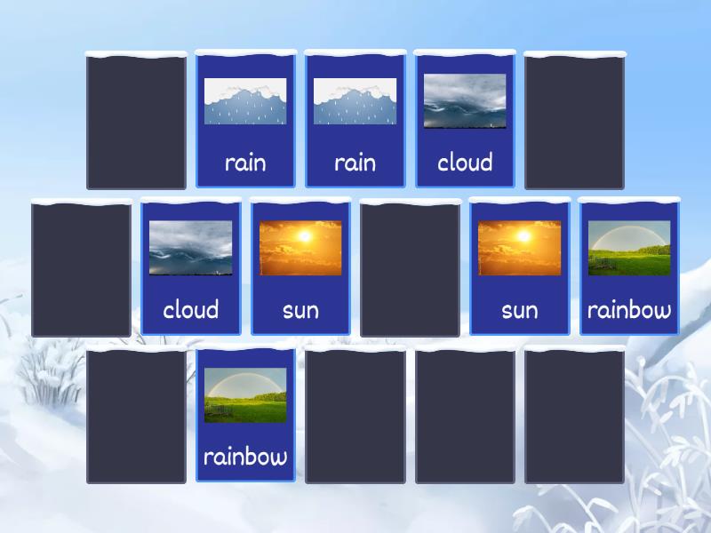climate - Matching pairs