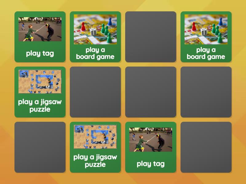 Games - Matching pairs