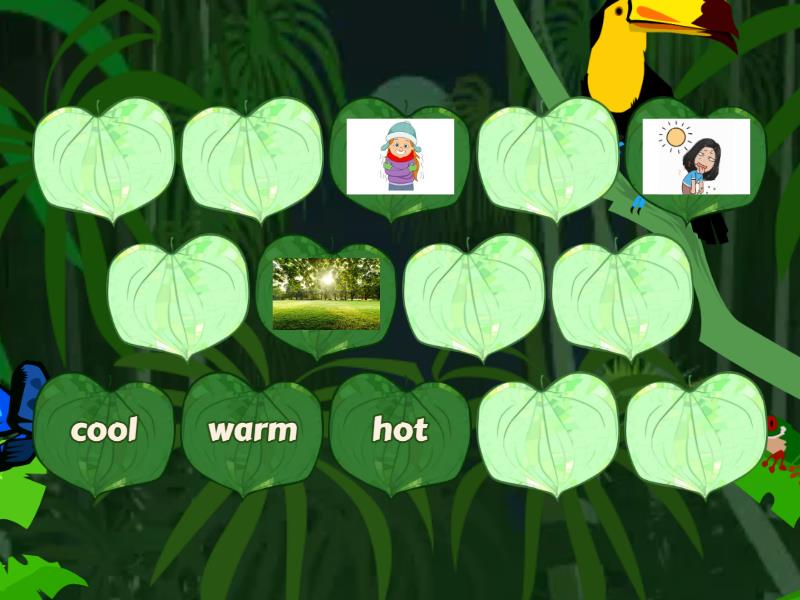 Weather. Seasons - Matching pairs