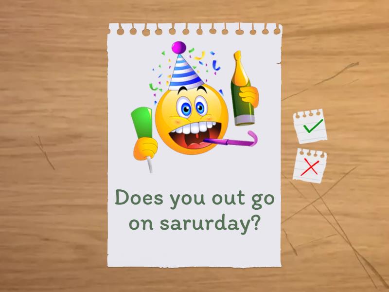 Present simple - Flash cards