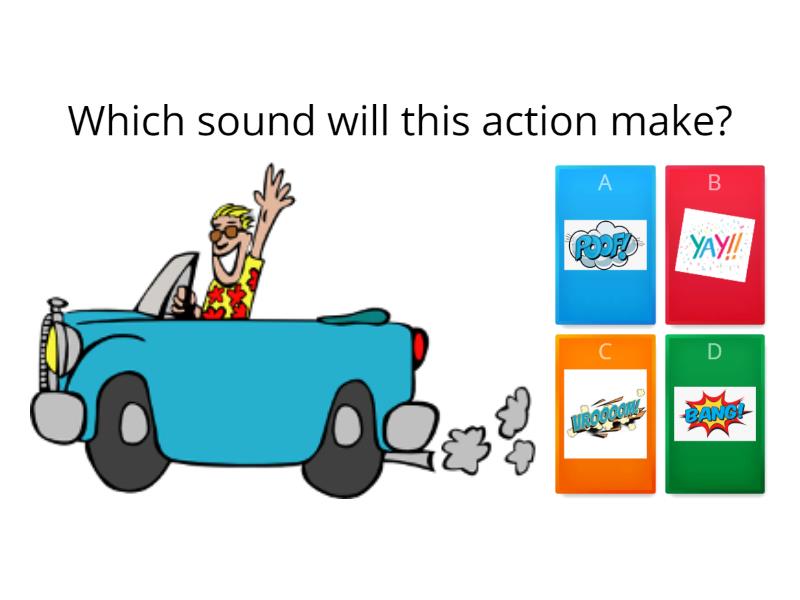 Comic sounds - Quiz