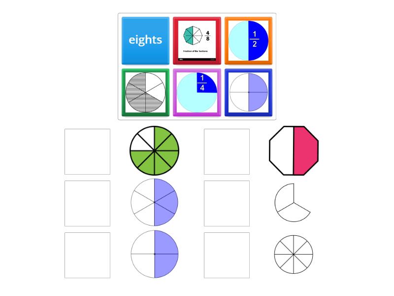 fractions week 6 equivalent fractions - Match up