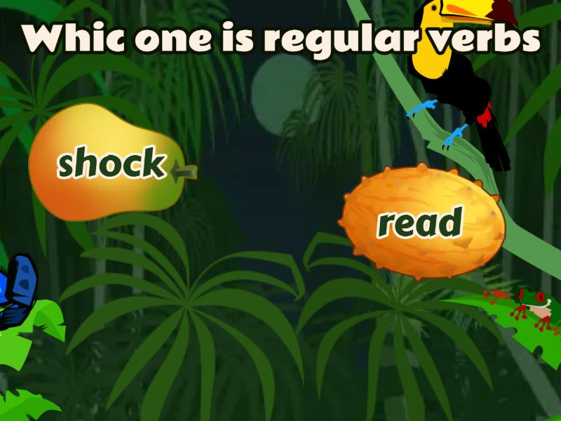 Simple Past Tense Verbs (Regular-Irregular) - Speed quiz