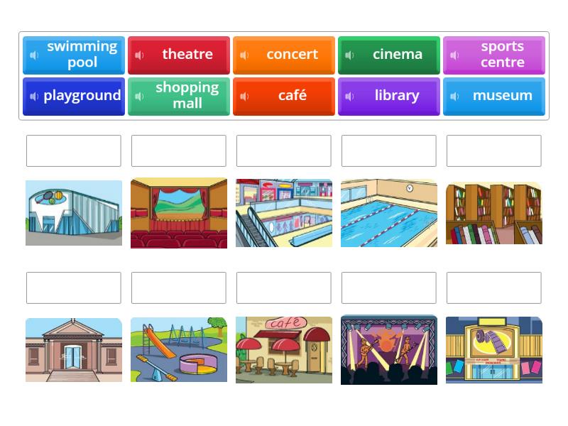 Family and Friends 3_Unit 7_Places to go! - Match up