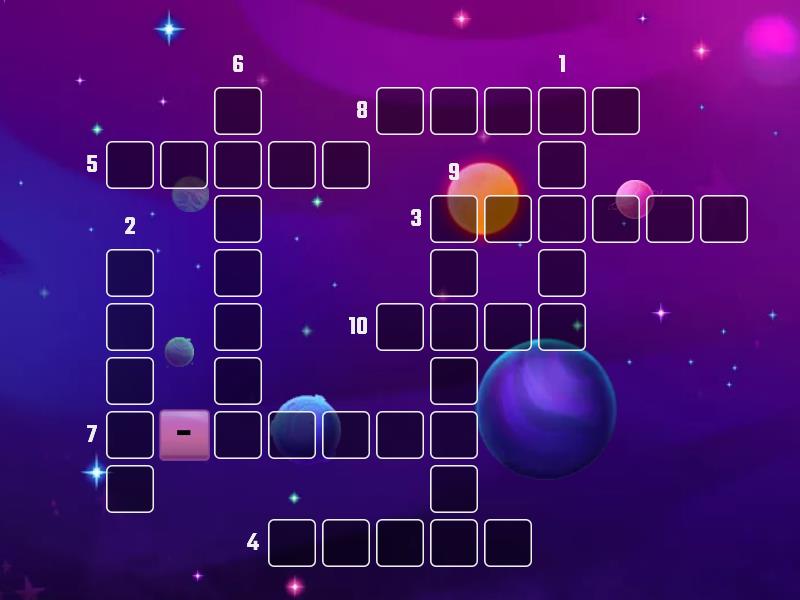 Mystery box - Crossword