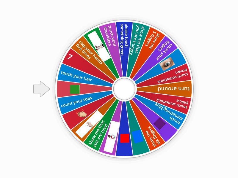 English time! - Random wheel