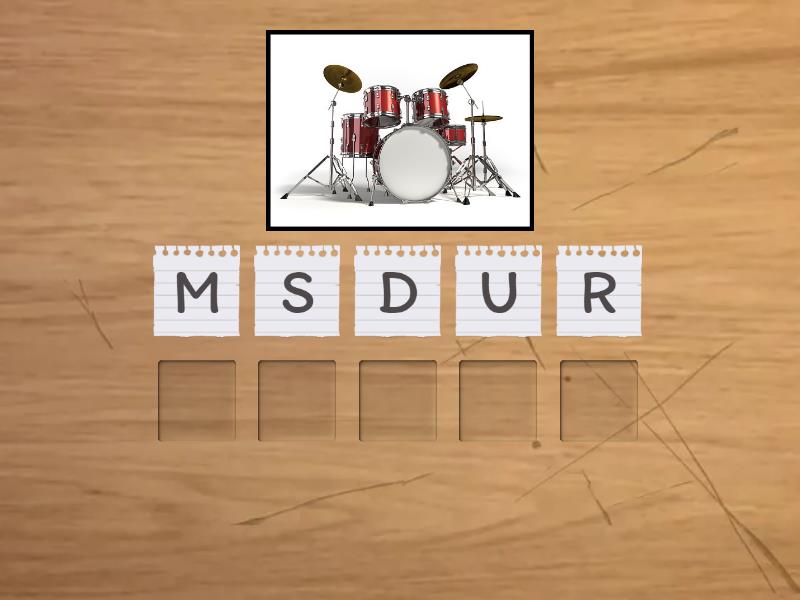 Musical Instruments - Anagram
