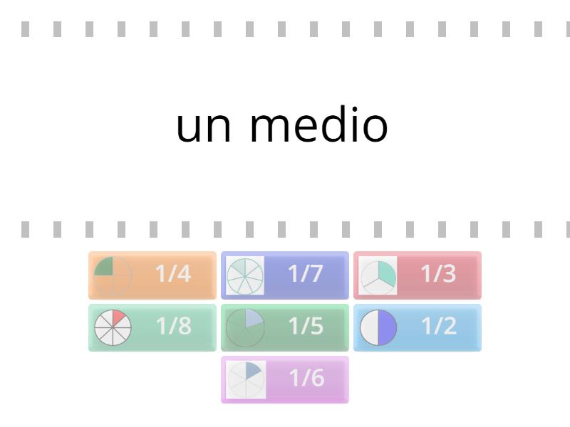 Fracciones unitarias - Find the match
