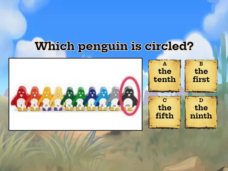 Ordinal Numbers - Quiz