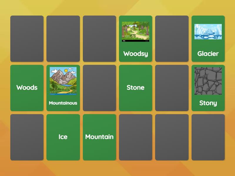 Match the primitive words to their derivatives - Matching pairs