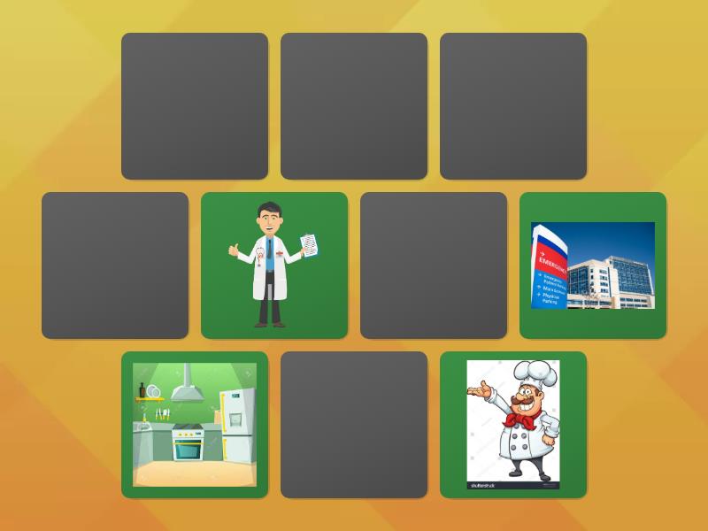 Juego profesiones - Parejas