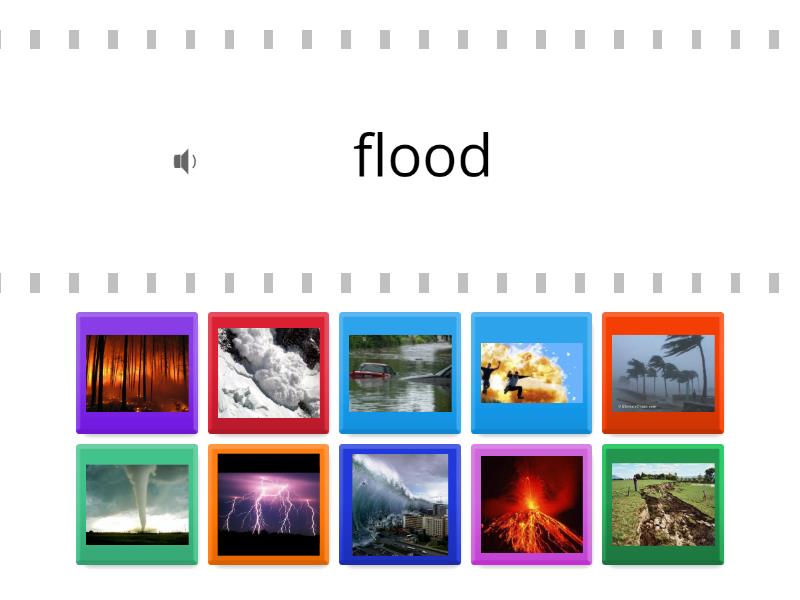 Project 3 Unit 3B Natural Disasters - Find the match